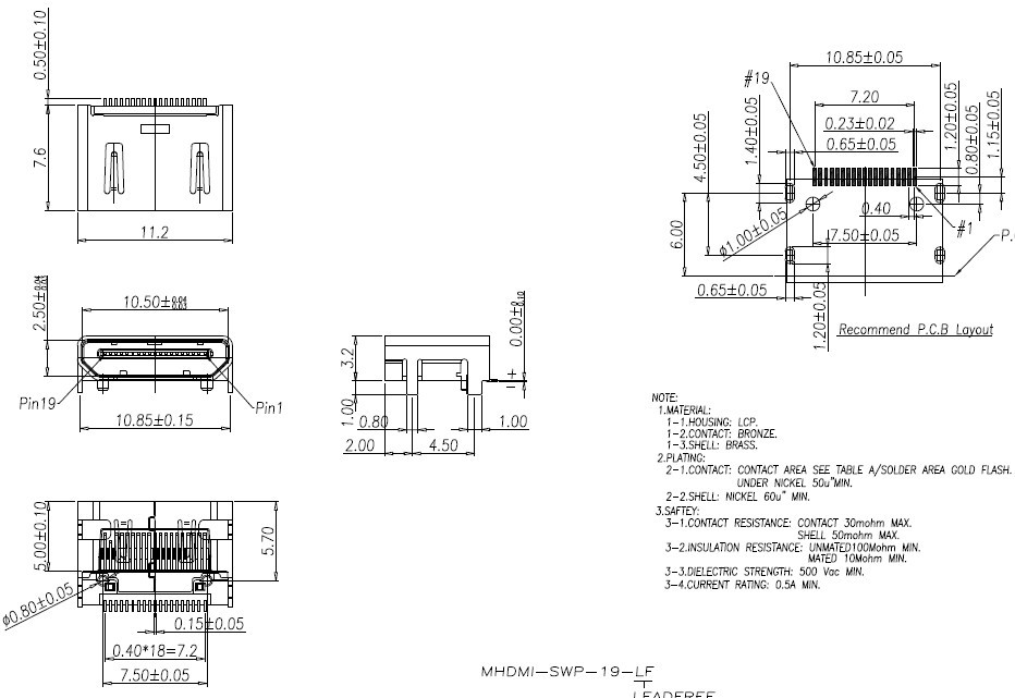 Mini HDMI Connector Female manufacturer & supplier - KLS Electronic Co ...