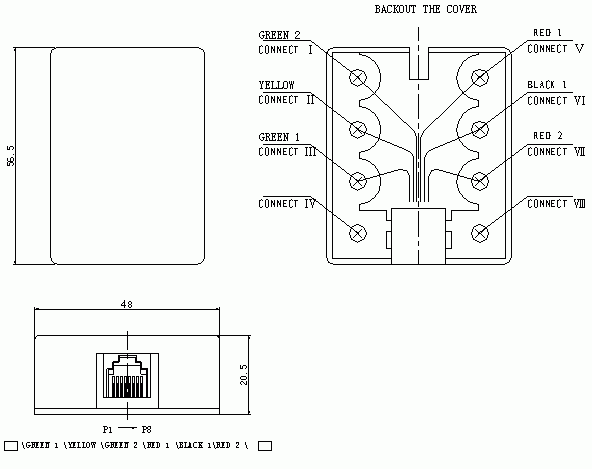 Telephone Splitter Box RJ45 manufacturer & supplier - KLS Electronic Co ...
