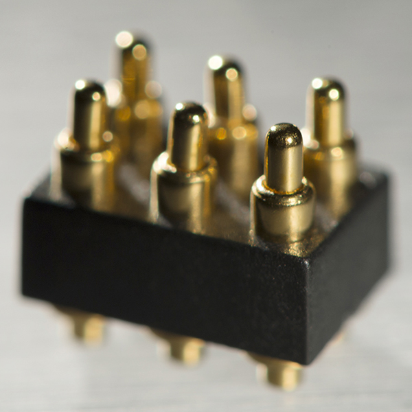 double row 6 pin pogo pin connector manufacturer & supplier - KLS ...