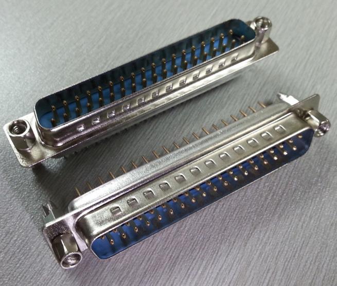 DP 2 Row D-SUB Connector,PCB Riveting Type,9P 15P 25P 37P 50P Male ...