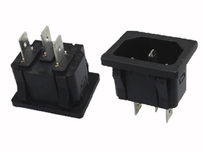 C14 AC power socket Solder Type manufacturer & supplier - KLS ...
