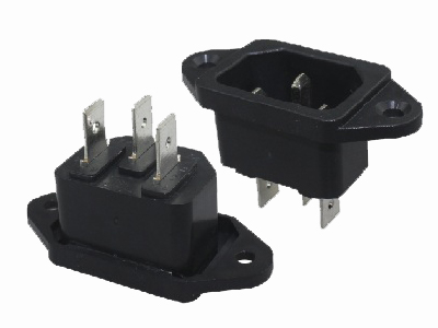 C14 AC power socket Solder Type manufacturer & supplier - KLS ...