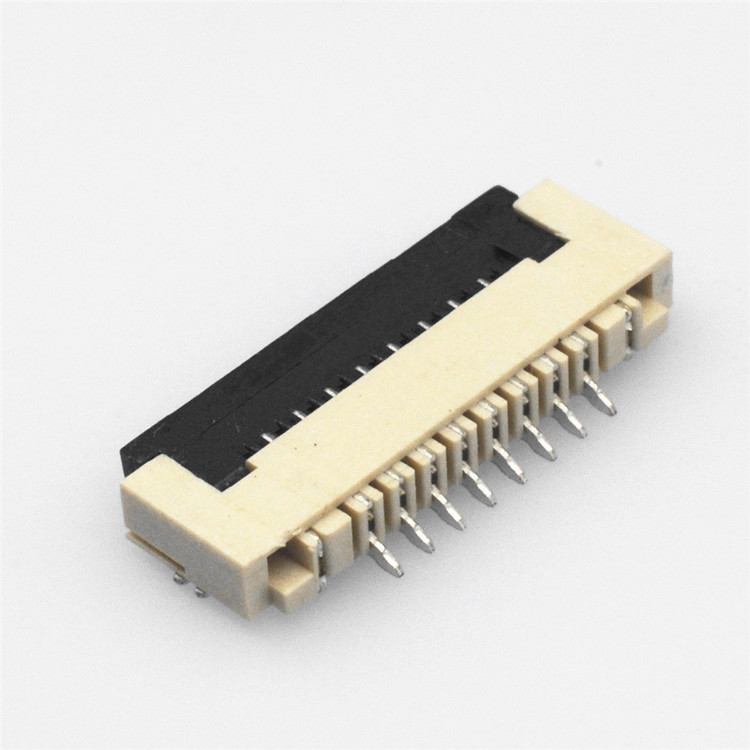 1.0mm hinged lock SMT H2.0mm bottom contacts FPC/FFC connectors ...