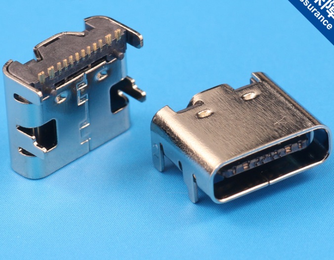 14P DIP side USB 3.1 type C connector female socket manufacturer ...