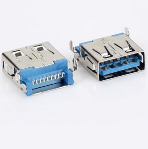 SMD Mid mount H3.5mm A Female 9P USB 3.0 Connectors manufacturer ...