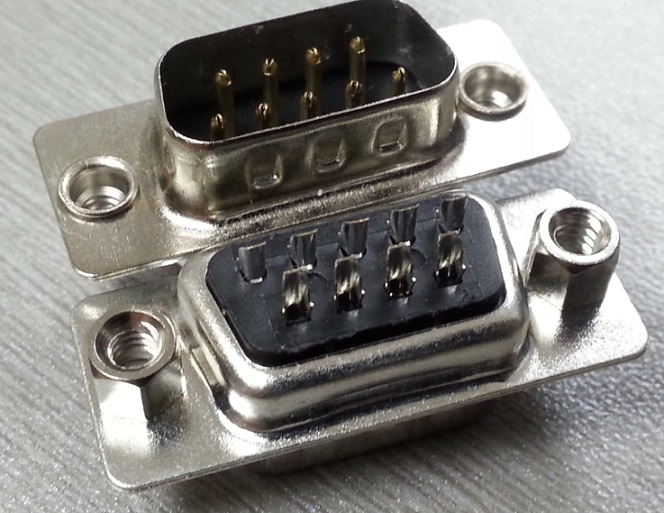 DB 2 Row D-SUB Connector,Simple Solder Riveting Type,9P 15P 25P 37P ...