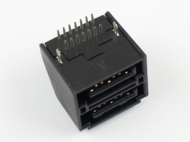 SATA Type A 7 Pin Male Connector,Right Angle,Double Row manufacturer ...