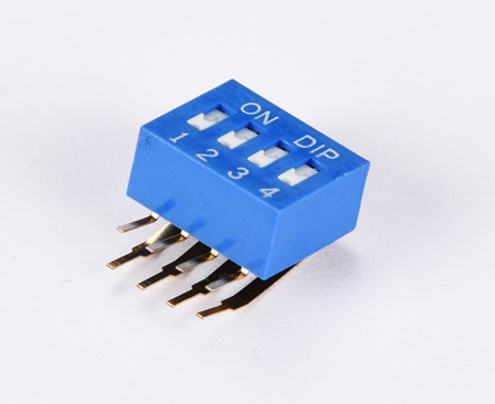 SPST Standard Right angle Recessed Type dip switch 1~12pins wopanga ...