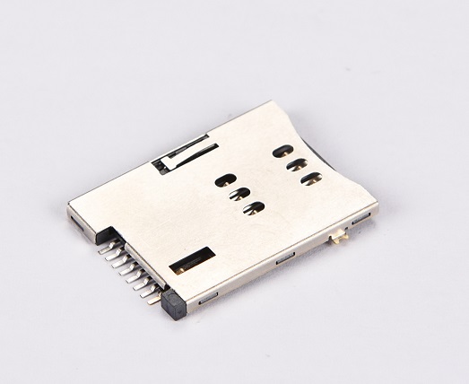 SIM Card Connector,PUSH PUSH,6P+2P,H1.85mm manufacturer & supplier ...