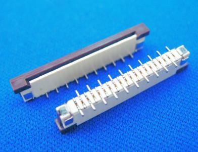 1.0mm smt 180 zif-lock H5.4mm FPC/FFC connectors manufacturer ...