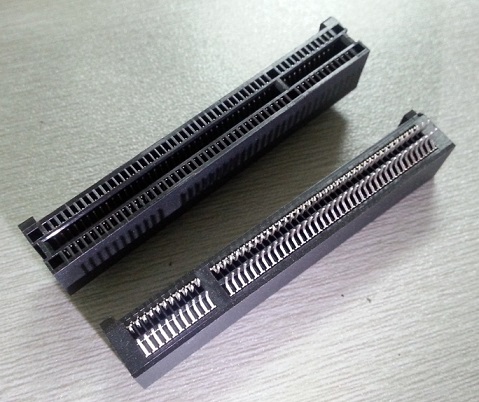 1.0mm Pitch PCI-Express Card Connector Splint Type 36P 64P 98P 164P ...