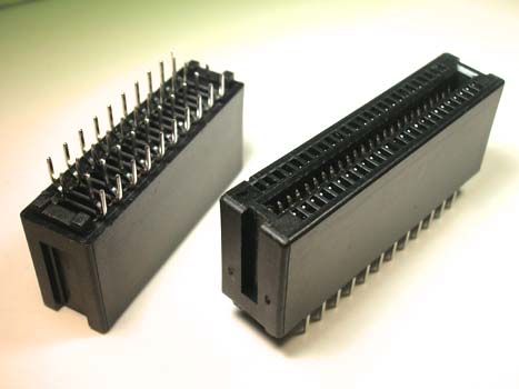 1.27mm Pitch Edge Card Connector Slot PCB Dip 90 180 SMT Type ...