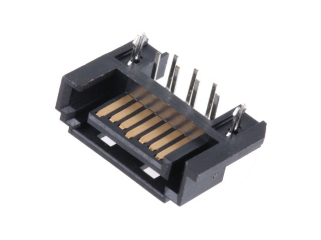 SATA Type A 7 Pin Male Connector,Right Angle,Double Row manufacturer ...