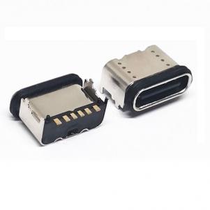 SMT USB Type-C 6P IPX7 Waterproof Connector manufacturer & supplier ...