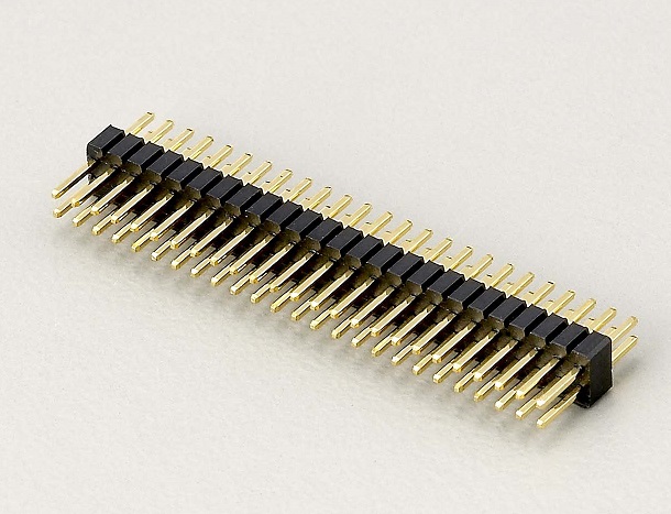 1.0mm Pitch Male Pin Header Connector With Single Insulator Plastic ...