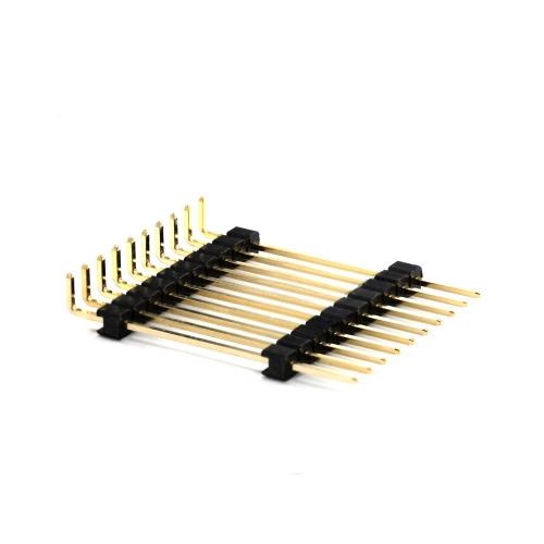 2.54mm Pitch Male Pin Header Connector Dual Insulator Plastic Type ...