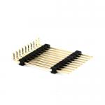 2.54mm Pitch Male Pin Header Connector Dual Insulator Plastic Type ...