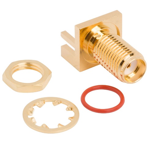 RF Connector SMA PCB End Launch (Jack, Female) L14.3mm L17.4mm ...