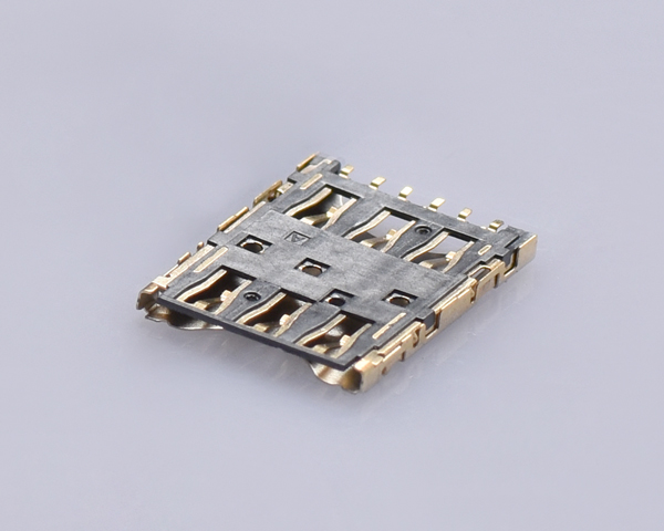 Nano SIM Card Connector;PUSH PULL,6Pin,H1.2mm manufacturer & supplier ...