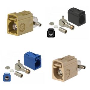 Right angle Fakra jack connector RG174, RG316, RG58 manufacturer ...