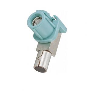 HSD FAKRA connector jack,right angle spring pin for crimping 4 pins ...