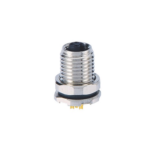 M5 Female Panel-mount, Solder Type, Front fastened,Un-shielded ...