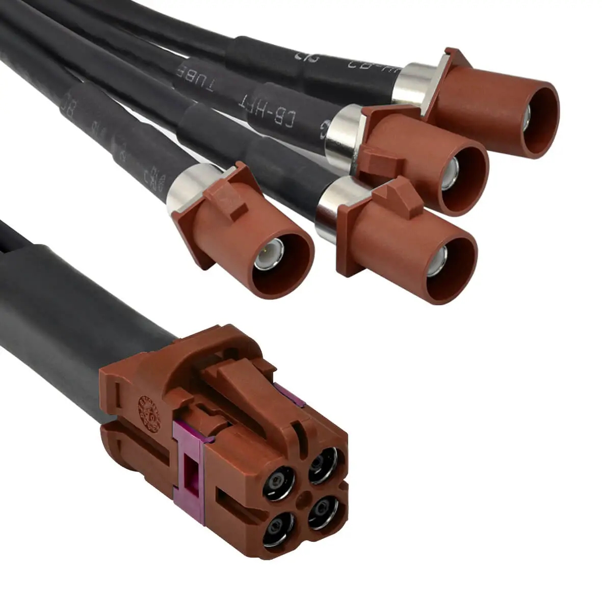 Mini FAKRA B Type Jack To FAKRA Plug×4 manufacturer & supplier - KLS ...