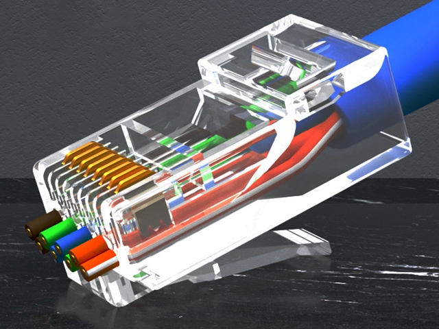 UTP CAT6 8P8C Modular plugs for front Cable manufacturer & supplier ...