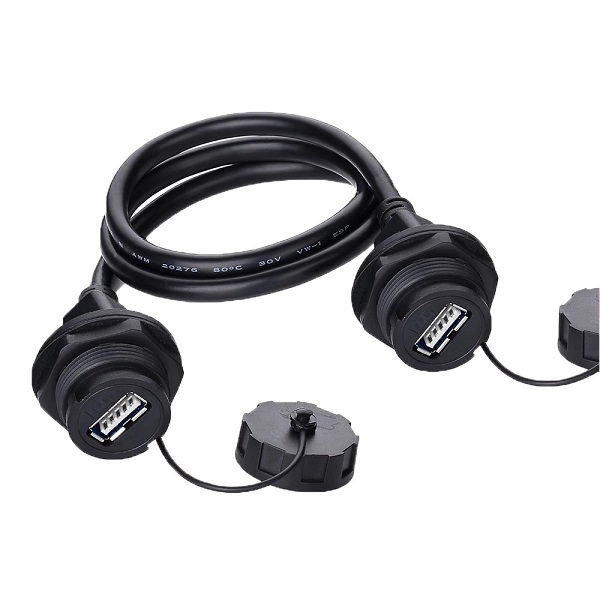 M25 Waterproof circular USB 2.0 connectors,IP67 manufacturer & supplier ...