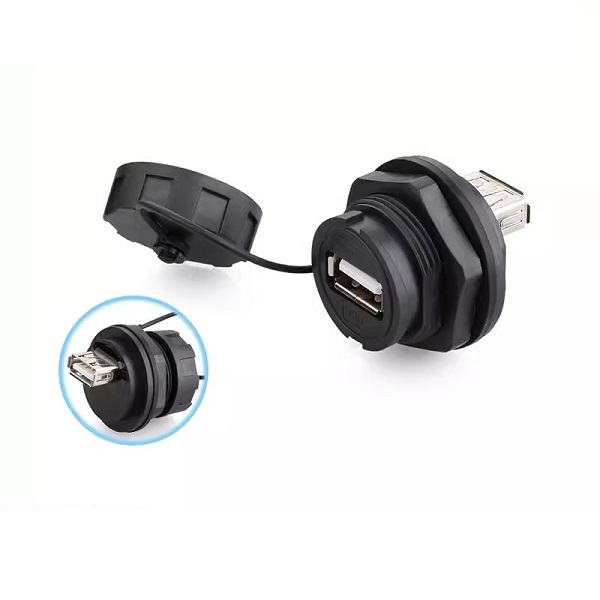 M25 Waterproof circular USB 2.0 connectors,IP67 manufacturer & supplier ...