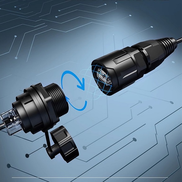 M21 Waterproof RJ45 connectors,IP65 manufacturer & supplier - KLS ...