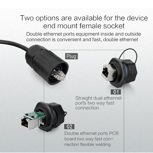 M25 Waterproof RJ45 connectors,IP67 manufacturer & supplier - KLS ...