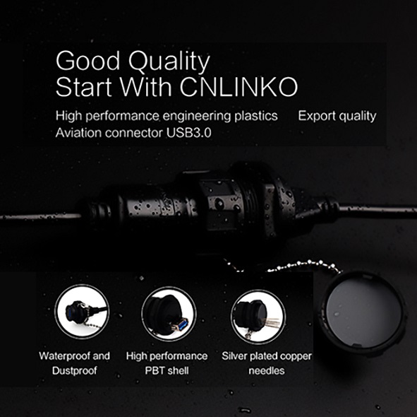 M25 Waterproof circular USB 3.0 connectors,IP67 manufacturer & supplier ...