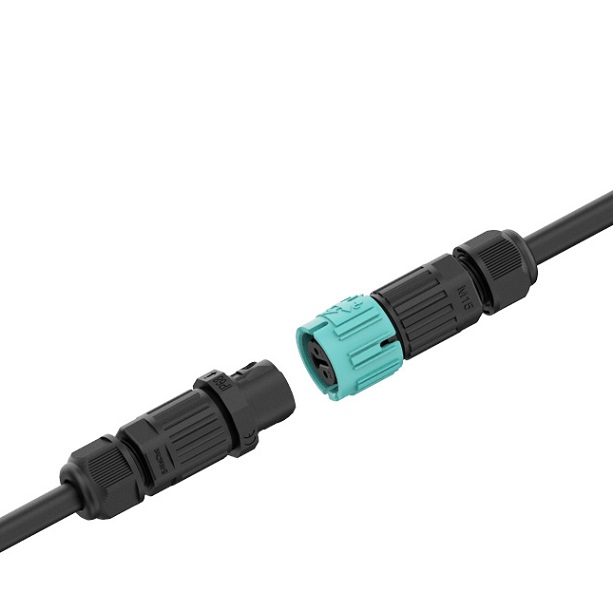 M15 waterproof Plastic circular connectors,IP68,Solder type,Quick lock ...