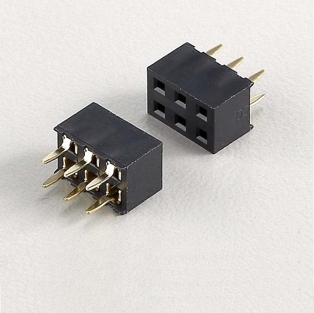 2.54mm Pitch Female Header Connector Height 8.5mm Y terminal ...