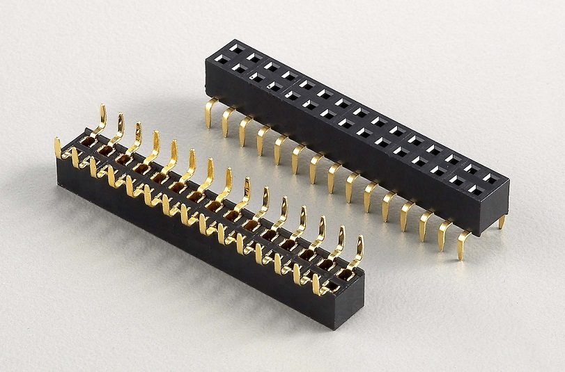 2.54mm Pitch Female Header Connector Height 5.7mm manufacturer ...