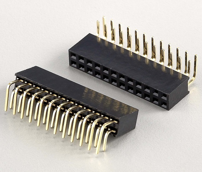 2.54mm Pitch Female Header Connector Height 8.5mm Y terminal ...