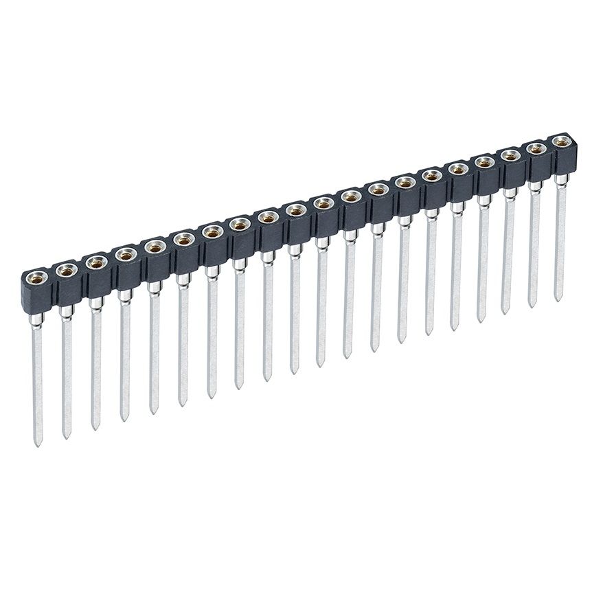 2.54mm IC Swiss Round Pin Header Connector manufacturer & supplier ...