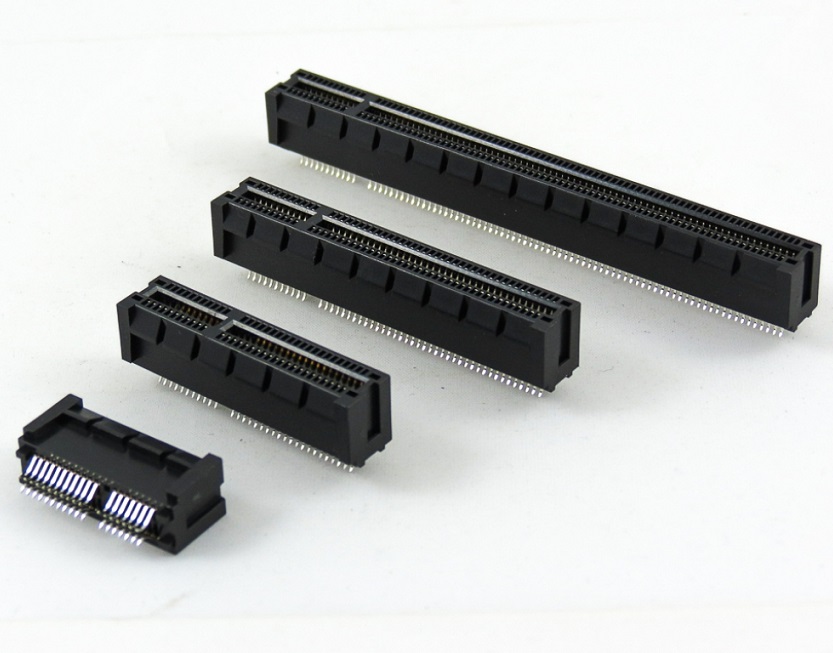 1.0mm Pitch PCI-Express Card Connector Splint Type 36P 64P 98P 164P ...