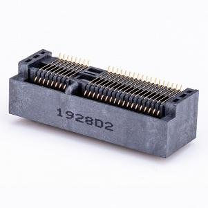 0.8mm Pitch Mini PCI Express connector 52P,Height 9.9mm manufacturer ...