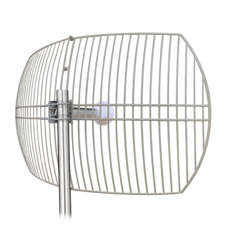 5.8G WIFI 28dBi MIMO Grid Antenna With 2xN Female Connector ...