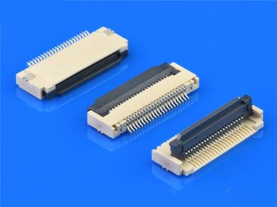 0.5mm hinged lock SMT H2.0mm bottom contacts FPC/FFC connector ...