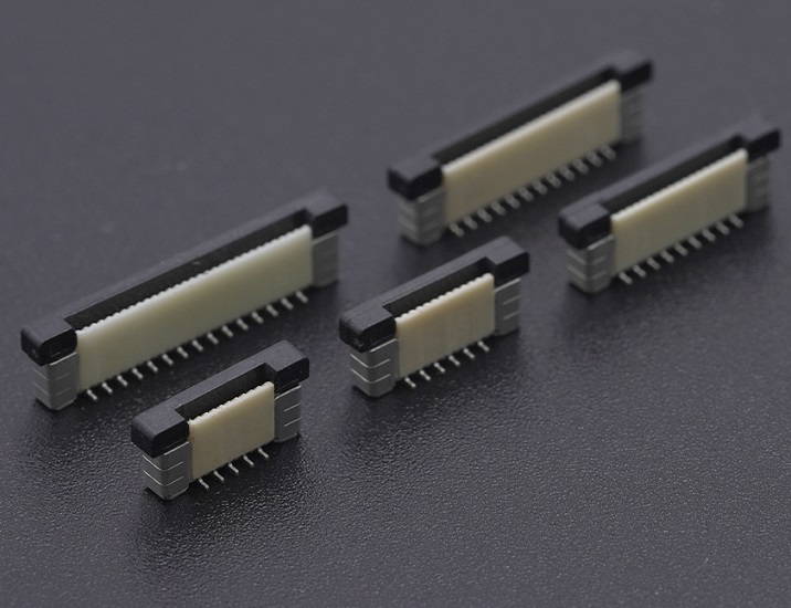 0.50mm SMT zif-lock H4.5mm FPC/FFC connectors manufacturer & supplier ...