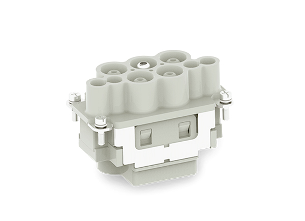 Female Inserts,Contacts 6/6+PE,Screw connection,16A 400V & 100A 690V ...